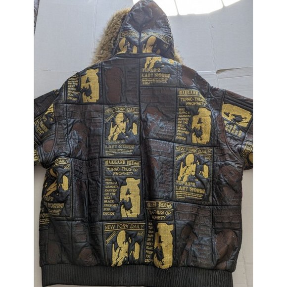 Newspaper | Jackets & Coats | Rare Vtg 9s Newspaper Tupac 2pac Shakur ...
